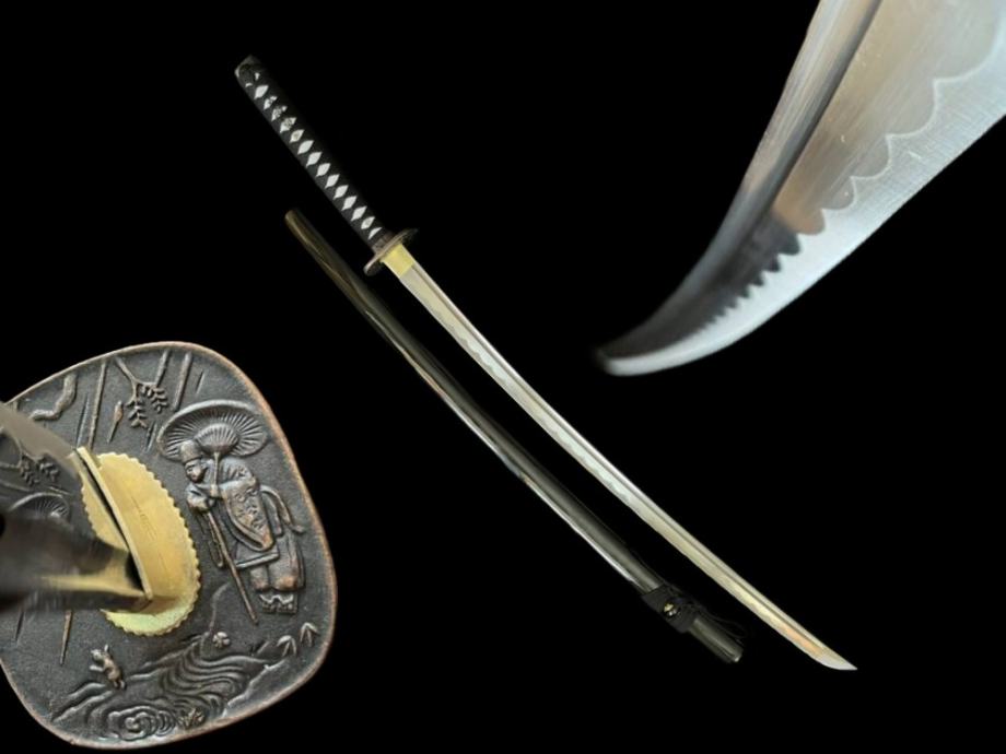 Katana Black Samurai mač sablja tanto wakizashi nož