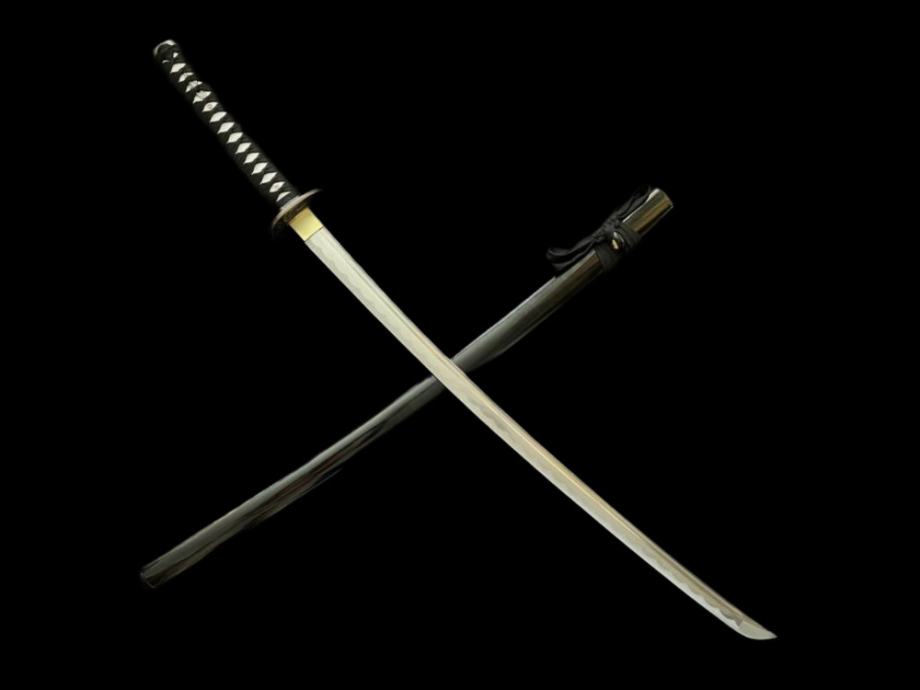 Katana Black Samurai mač sablja tanto wakizashi nož