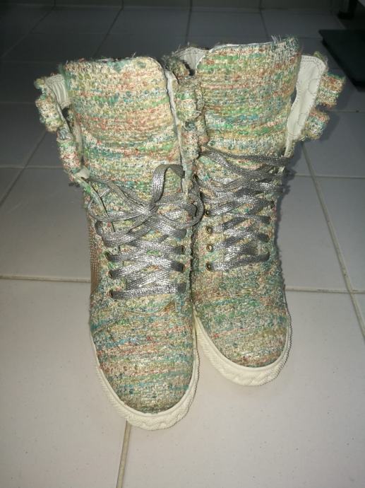 Casadei tenisice,patike,platforma,visoke , br 38,5
