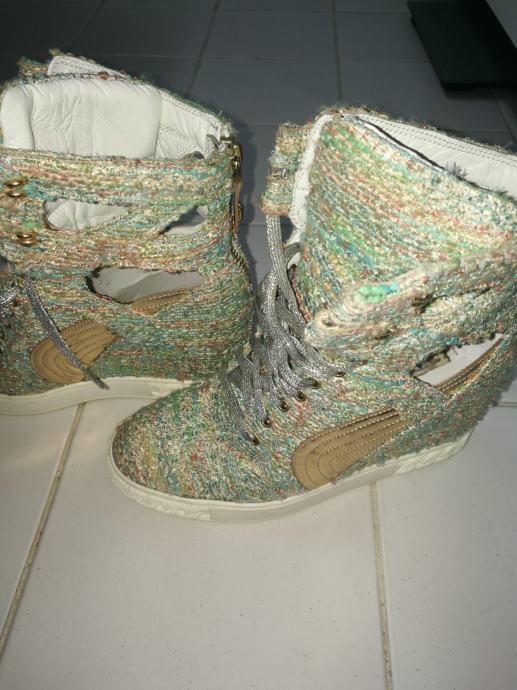 Casadei tenisice,patike,platforma,visoke , br 38,5
