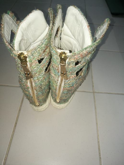 Casadei tenisice,patike,platforma,visoke , br 38,5