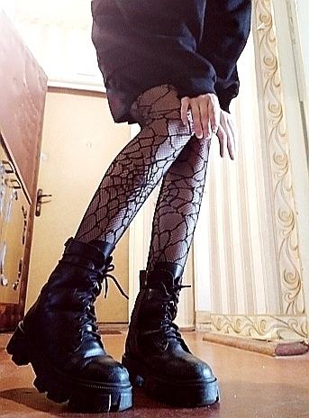Mrežaste čarape - paukova mreža