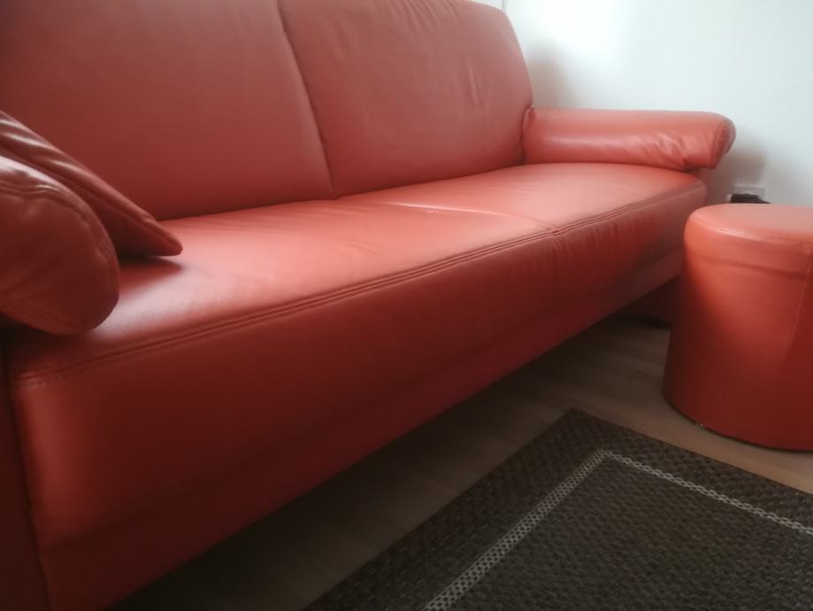 komplet trosjed,dvosjed s tabureom