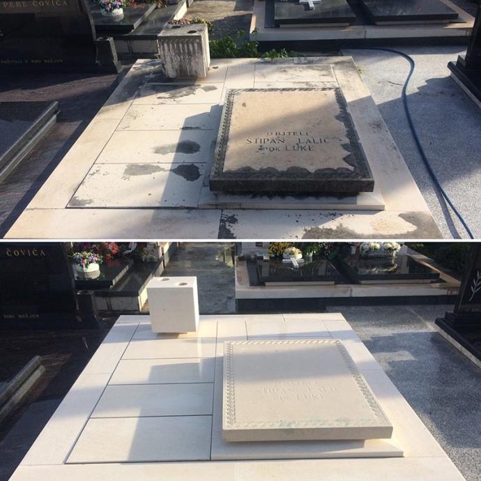 Čišćenje, pranje i pjeskarenje (kamen, tlakavac, beton, fasade)