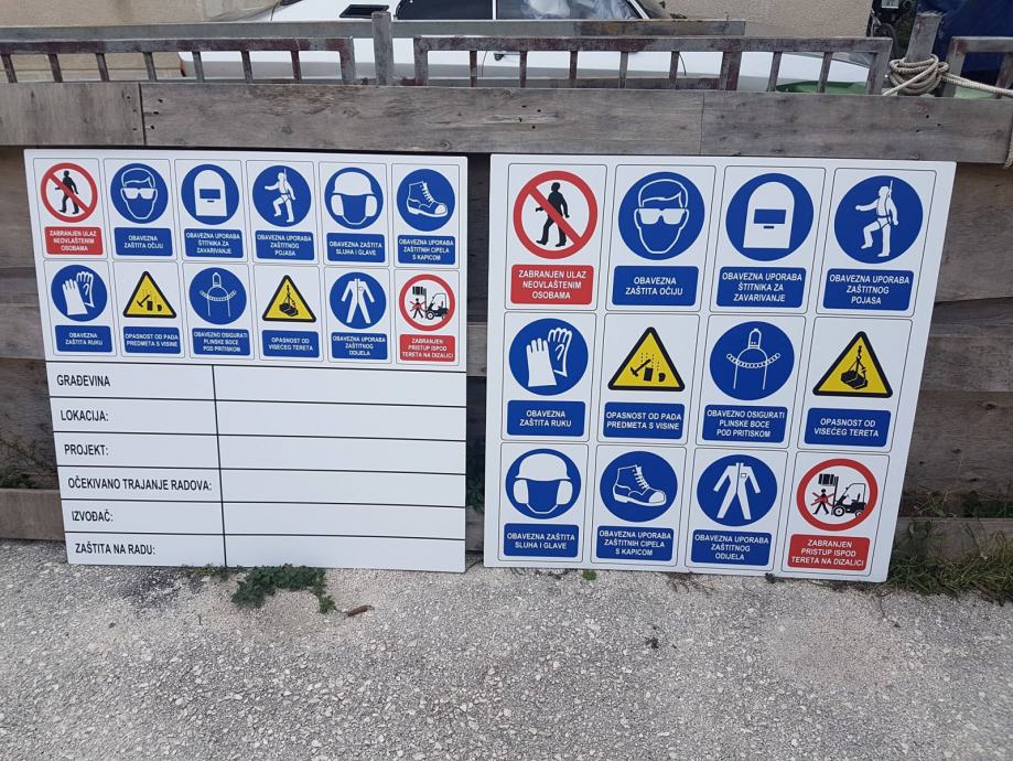 GRAĐEVINSKA TABLA - PLOČA ZA GRADILIŠTE