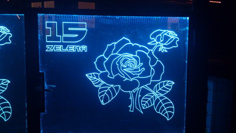 Pleksiglas Ograde Gravirane Led Svjetleće