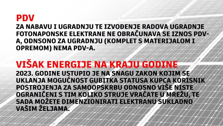 Glavni projekt fotonaponske solarne elektrane, suglasnost HEP, trošk.