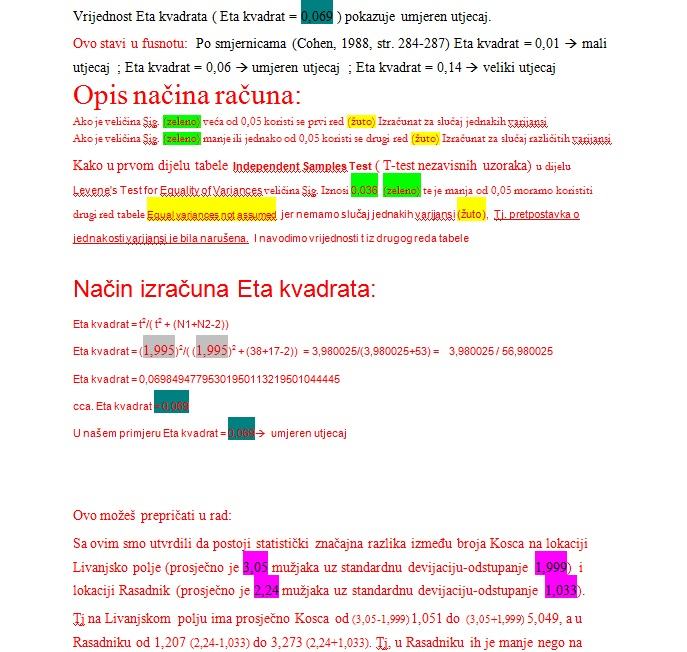 SPSS, AMOS, NVivo, Excel, statistika - statistička obrada podataka