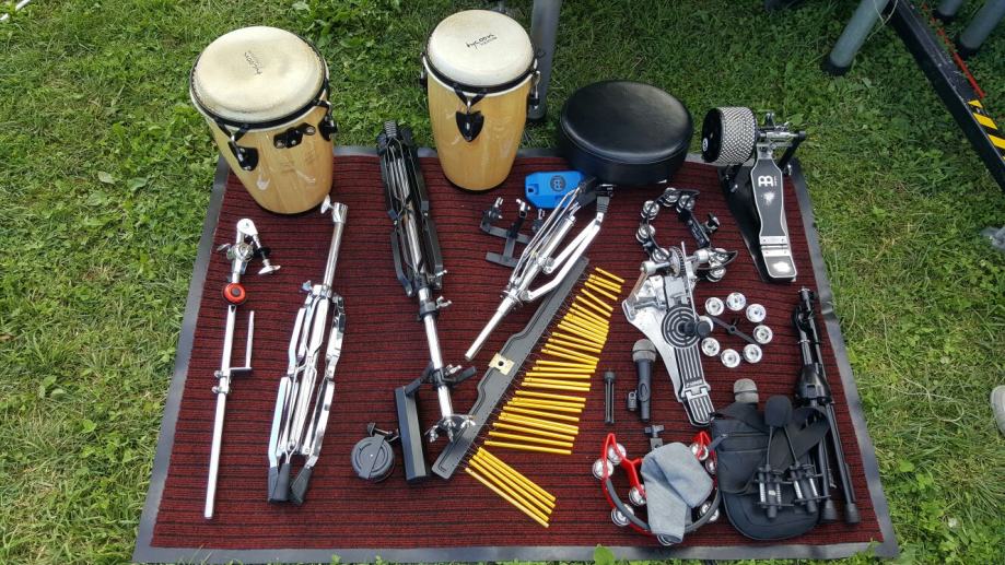 KOMPLET JUNIOR KONGE, CHIMES, DEF, FOOT CABASA, PEDALA BLOCK- DEF