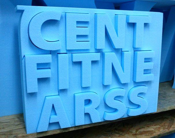 3D SLOVA - CNC IZREZIVANJE SLOVA OD STIROPORA