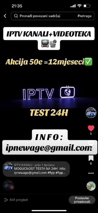 iptv kanali