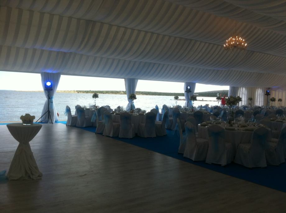 Iznajmljivanje šatora i pripadajuće opreme