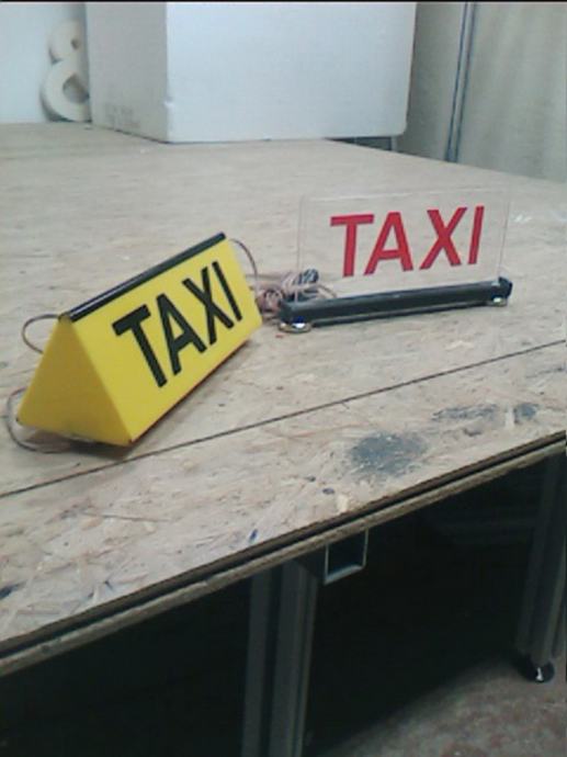 Izvanredni prijevoz - Taxi Table, Oznake, Znakovi, Obilježja...