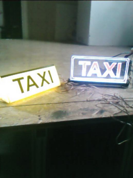 Izvanredni prijevoz - Taxi Table, Oznake, Znakovi, Obilježja...