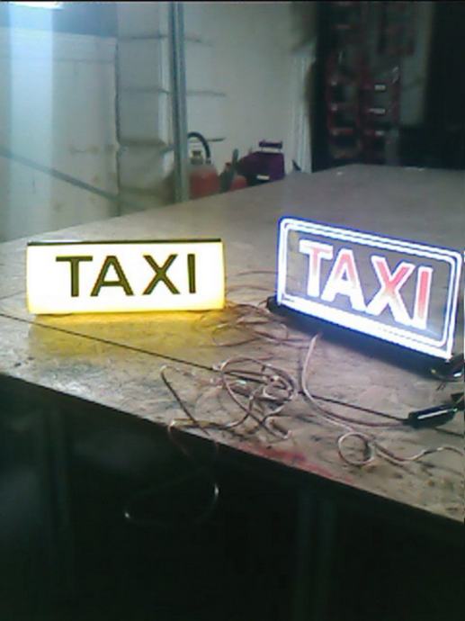 Izvanredni prijevoz - Taxi Table, Oznake, Znakovi, Obilježja...