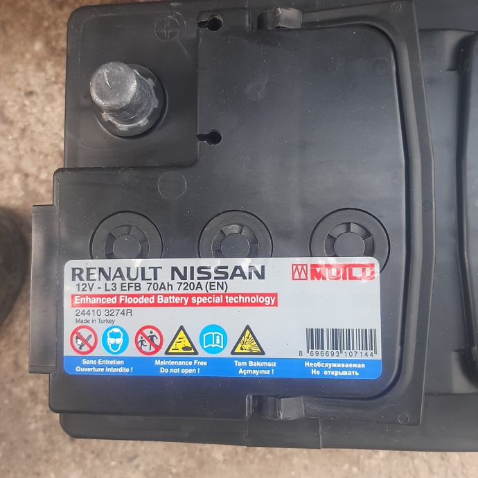 Akumulator Original StartStop Start Stop Renault Nissan