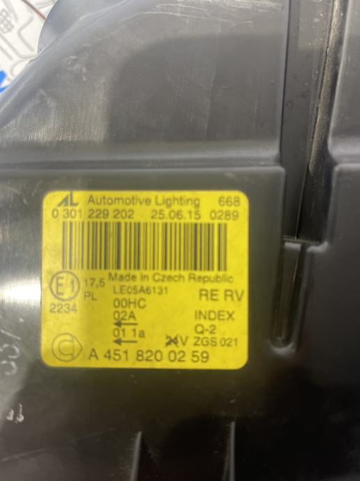 Far (SMART) MERCEDES A4518200259