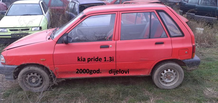 kia pride 2000g. posuda i motoric tekcine za stakla