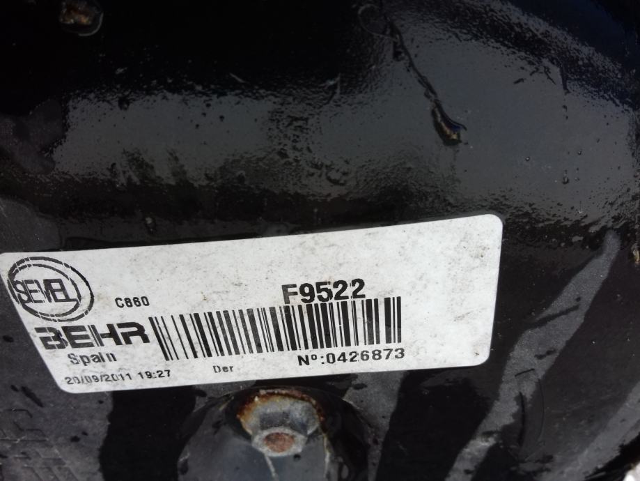 VENTILATOR MOTORA Fiat Ducato Jumper Boxer D8717007 1250H4 1250H9