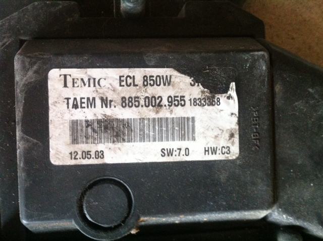 MERCEDES GL-KLASSE X164 A1645000393 A2205000293 VENTILATOR