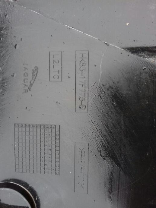 Spojler prednjeg branika Jaguar F-pace HK83-17F775-B L2LTC