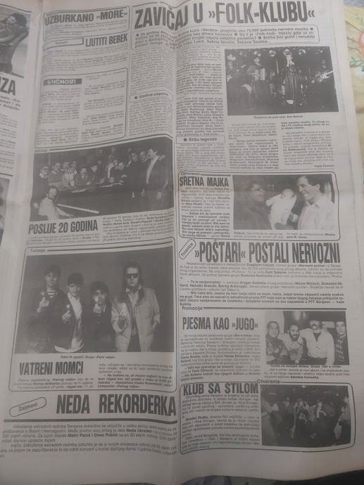 AS NOVINE BROJ 267 1986 GODINA STORY PARNI VALJAK INDEKSI RIJETKO