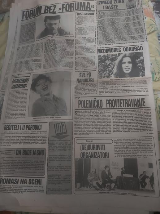 AS NOVINE BROJ 334 1987 GODINA STORY MASIMO SAVIC ENA BEGOVIC RIJETKO