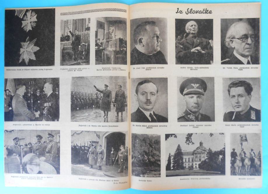 HRVATSKI KRUGOVAL (1942) Poglavnik Dr. Ante Pavelić na naslovnici NDH