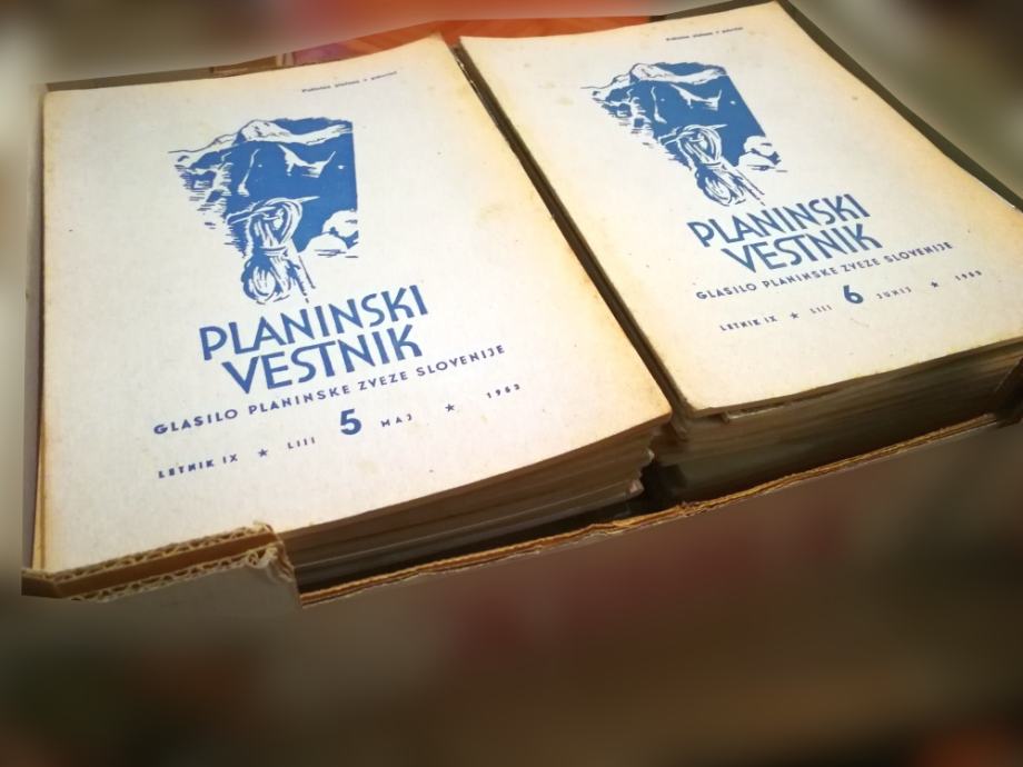 Planinski vestnik : glasilo planinske zveze Slovenije ( 62 broja )