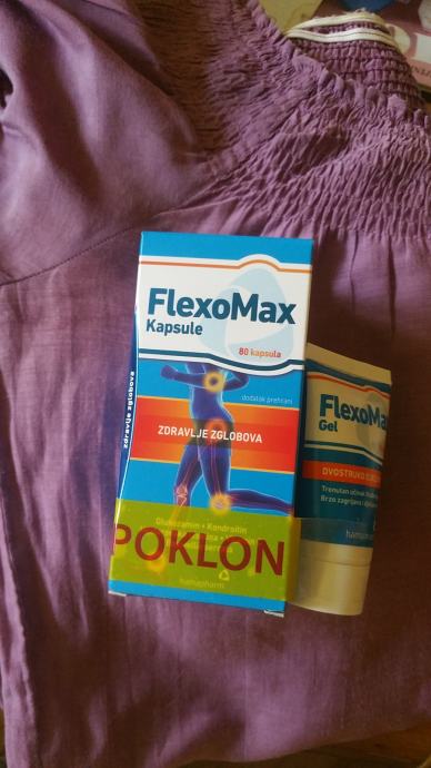 Flexomax 80 kapsula + gel , novo