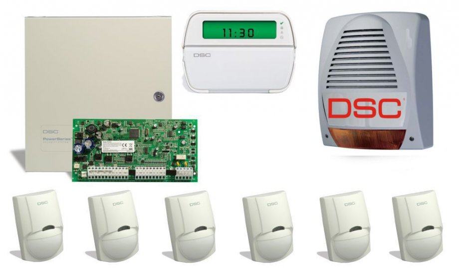 ALARM DSC PC1616+5501 ŽIČNI ALARMNI KIT 2 - VANJSKA SIRENA