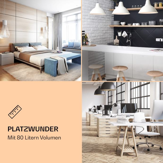 Klarstein Beersafe XXL Crystal White hladnjak 80 litara, Crystal White