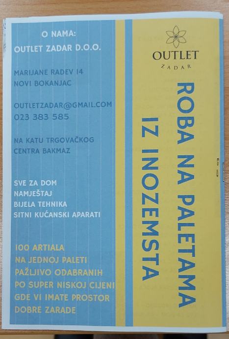 Razna roba na paleti