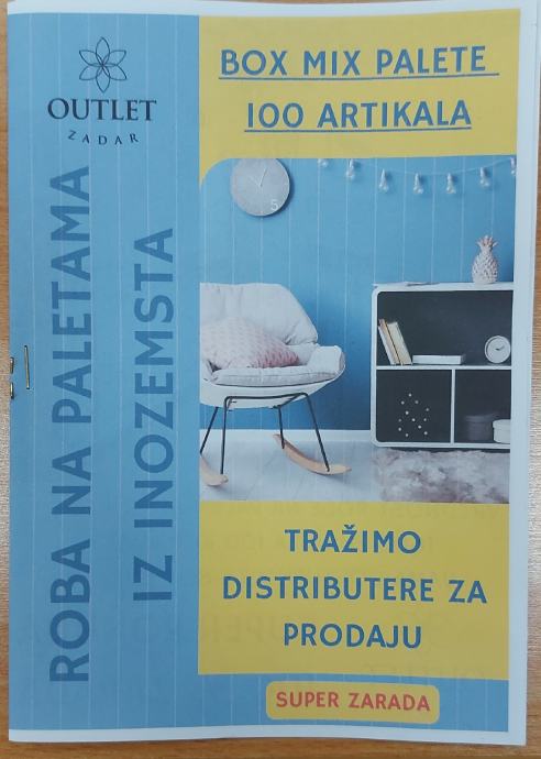 Razna roba na paleti