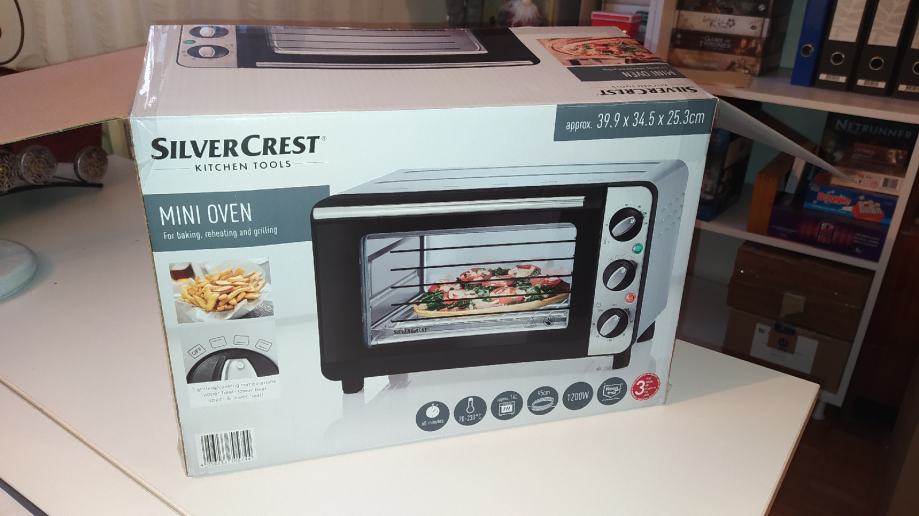 Silvercrest mini pećnica SGB 1200