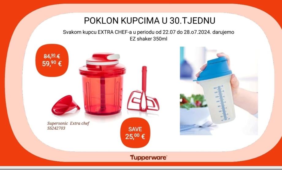 Tupperware Extra turbo chef + magic mixer oGratis
