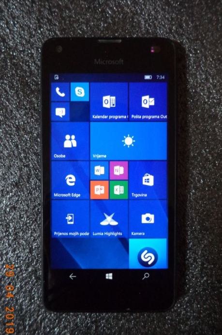 Microsoft Lumia 550 SS LTE 4,7 8GB, 5MP black mobitel