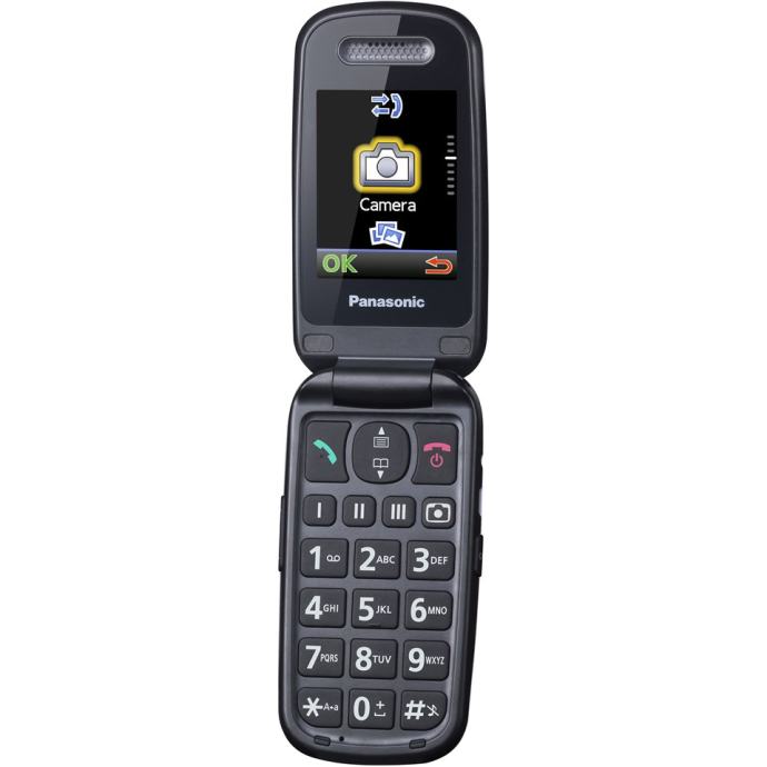 Panasonic mobitel preklopni jednostavni GSM KX-TU456EX - CRVENI