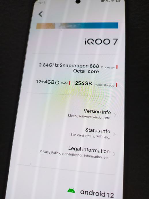 vivo iqoo7 legend 5g