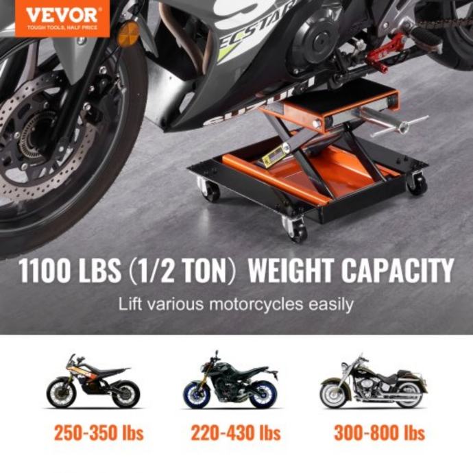 Dizalica za motocikle nosivost 0.5 t, platforma za podizanje motocikla