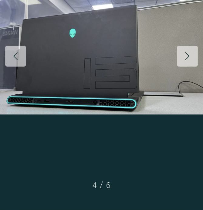 Laptop Dell ALIENWARE M15 R5 Ryzen 7 4.4 GHz NVIDIA GeForce RTX 3050i