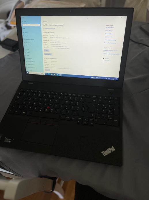 Lenovo ThinkPad T550 + instalirani original Windows 10 PRO