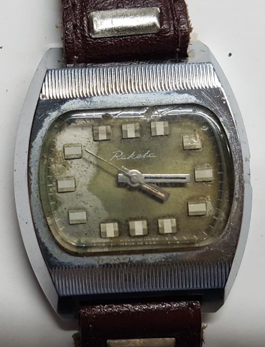 RUČNI SAT, RAKETA, USSR, KORIŠTEN, NEISPRAVAN