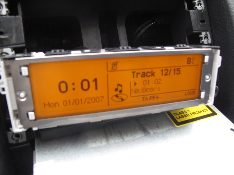 PEUGEOT 407 207cc 307 308 408 2004–2010/ popravak LCD displeja
