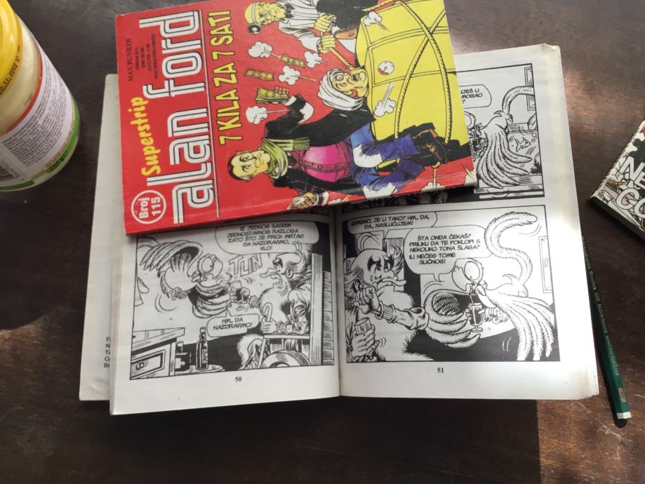 Alan Ford ‘frick’ , 7 kila, nevidljivi,borgis 89, 63, 72,84,hendikep