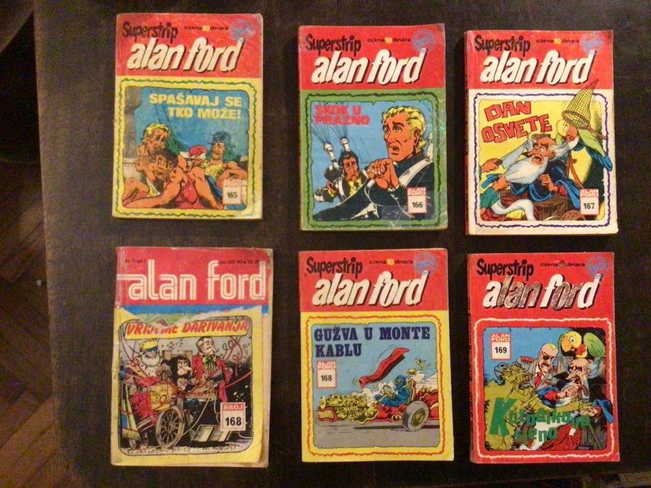 alan ford stari brojevi, 89,101,102,120,121,150,153,162,155,166,167,