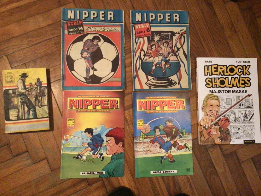 Nipper 6,14,herlock Sholmes 3, ekstra strip komplet