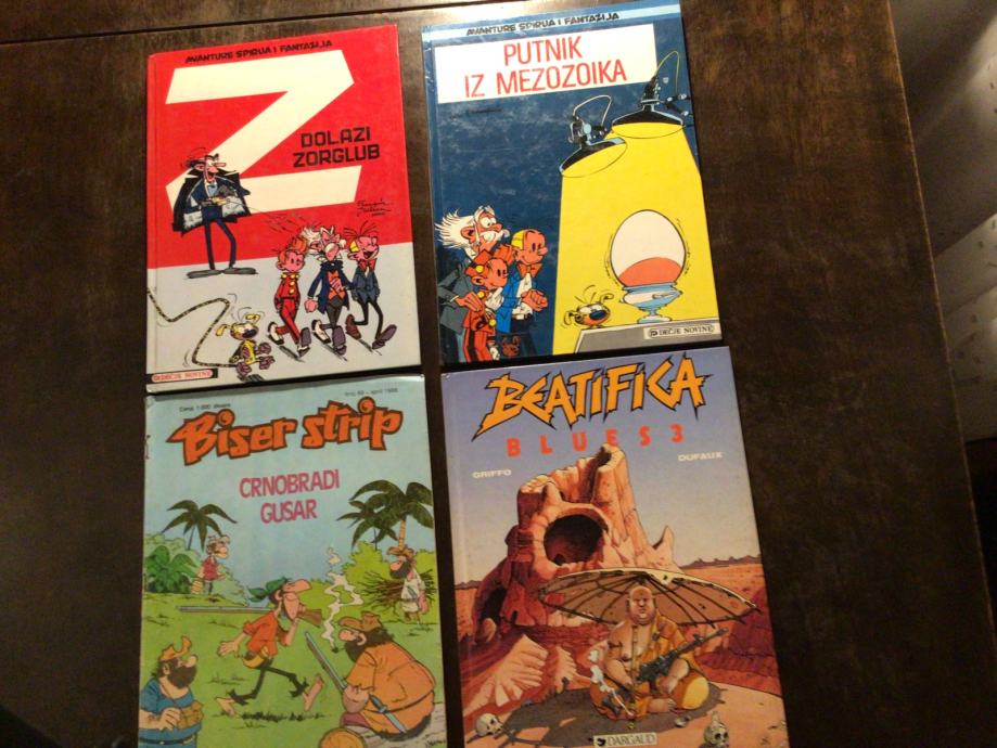 Spirou i Fantasio , crnobradi, blues, Gaston 7,3,9