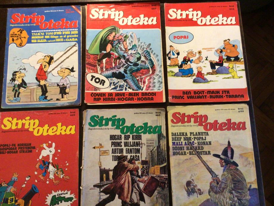 Stripoteke 258-807, Conan, modesti blejz, Tarzan, Konan