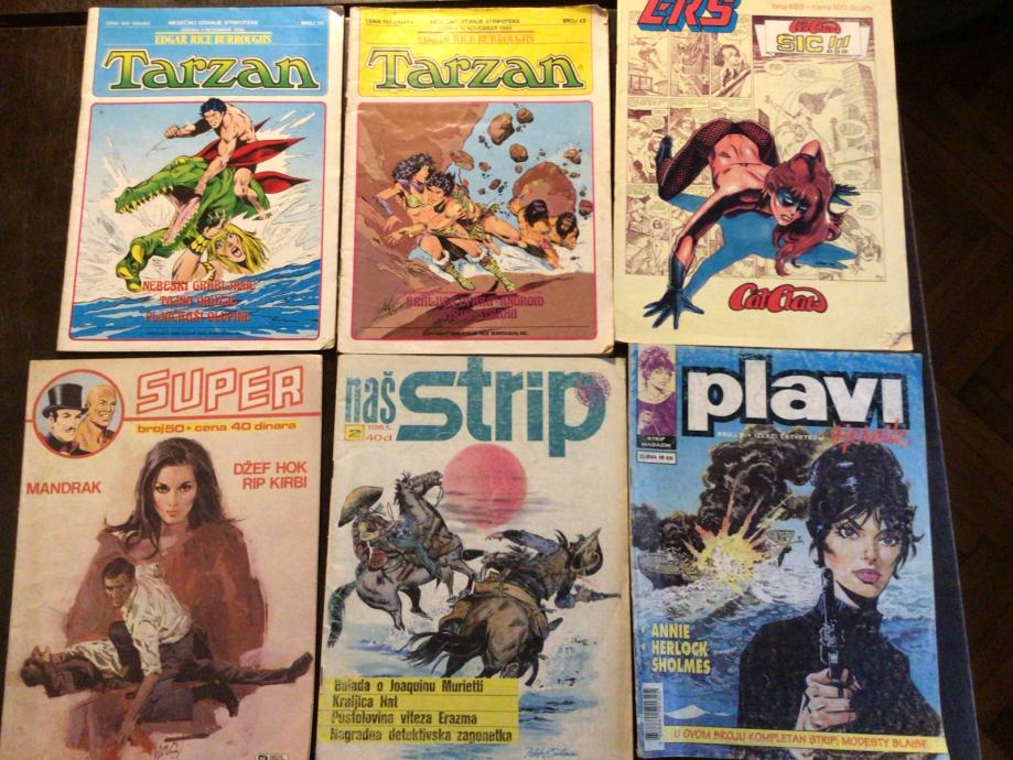 Stripoteke 258-807, Conan, modesti blejz, Tarzan, Konan